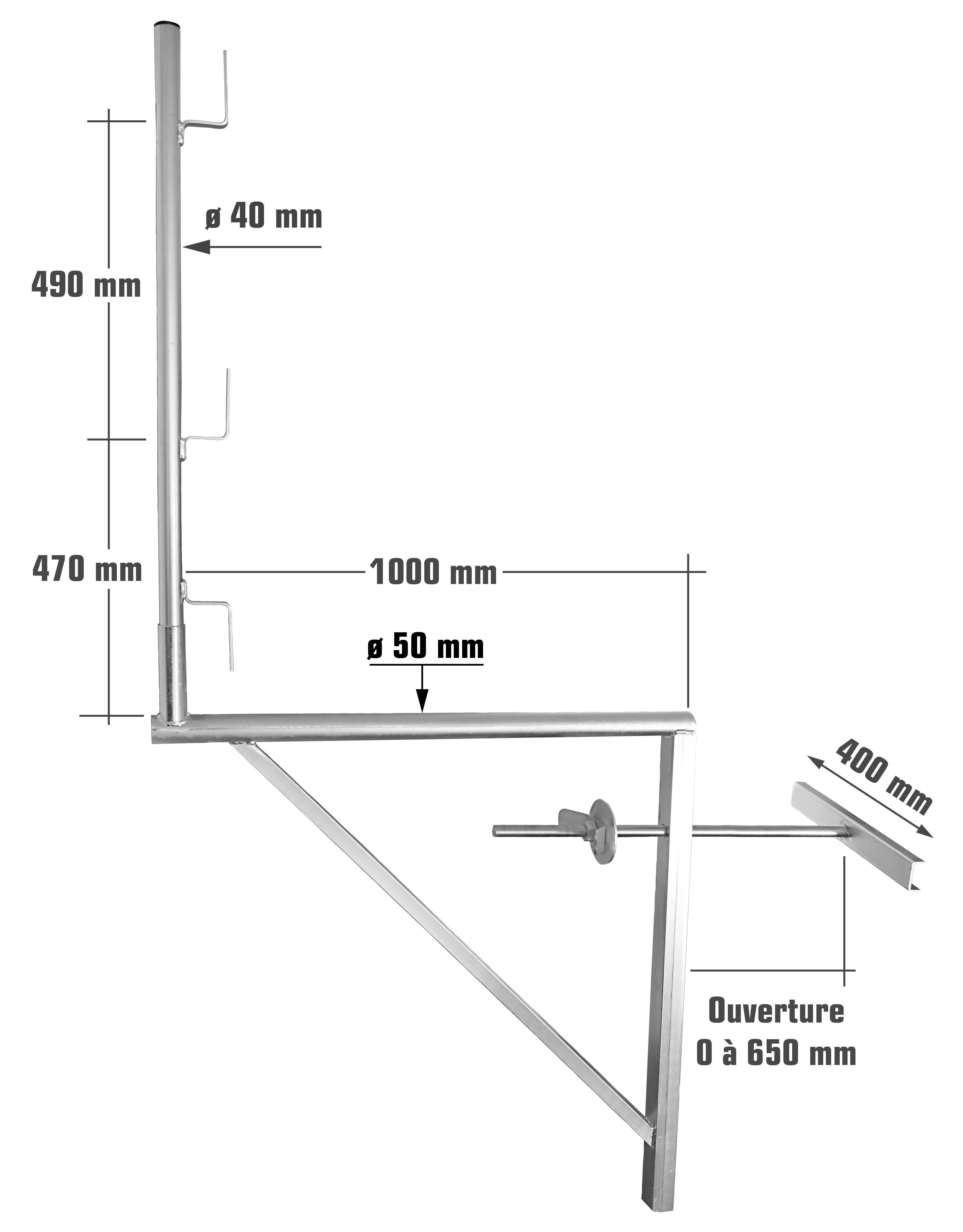 Console galvanisée pour maçonnerie - ALTRAD BENELUX